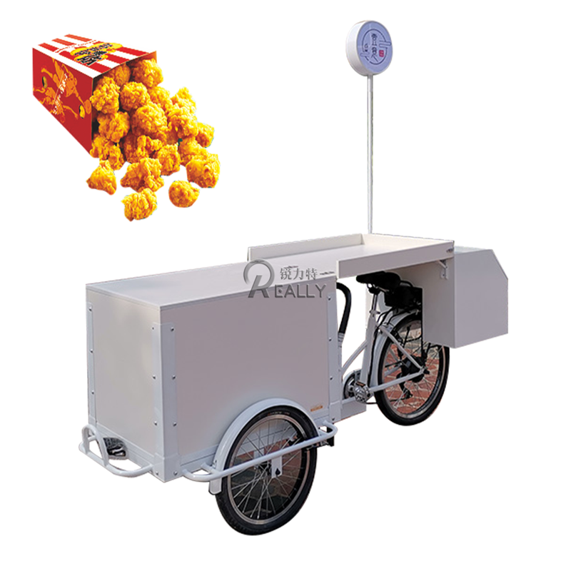 3 Wheel Mobile Retro Coffee Cart Fruit Vending Tricycle Automatic ...